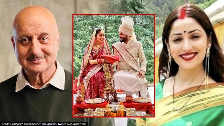 Anupam Kher congratulates Yami-Aditya on wedding, praises her ...