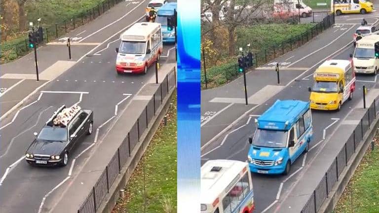 UK: Ice cream seller's funeral procession leaves netizens in tears ...