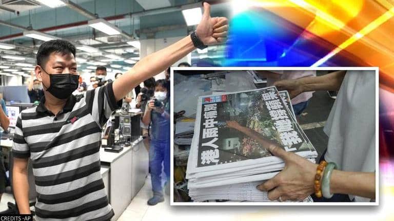 Hong Kong's Apple Daily publishes final edition to bid 'painful ...