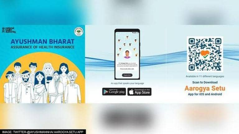 Aarogya Setu users can now generate Ayushman Bharat Health Account ...