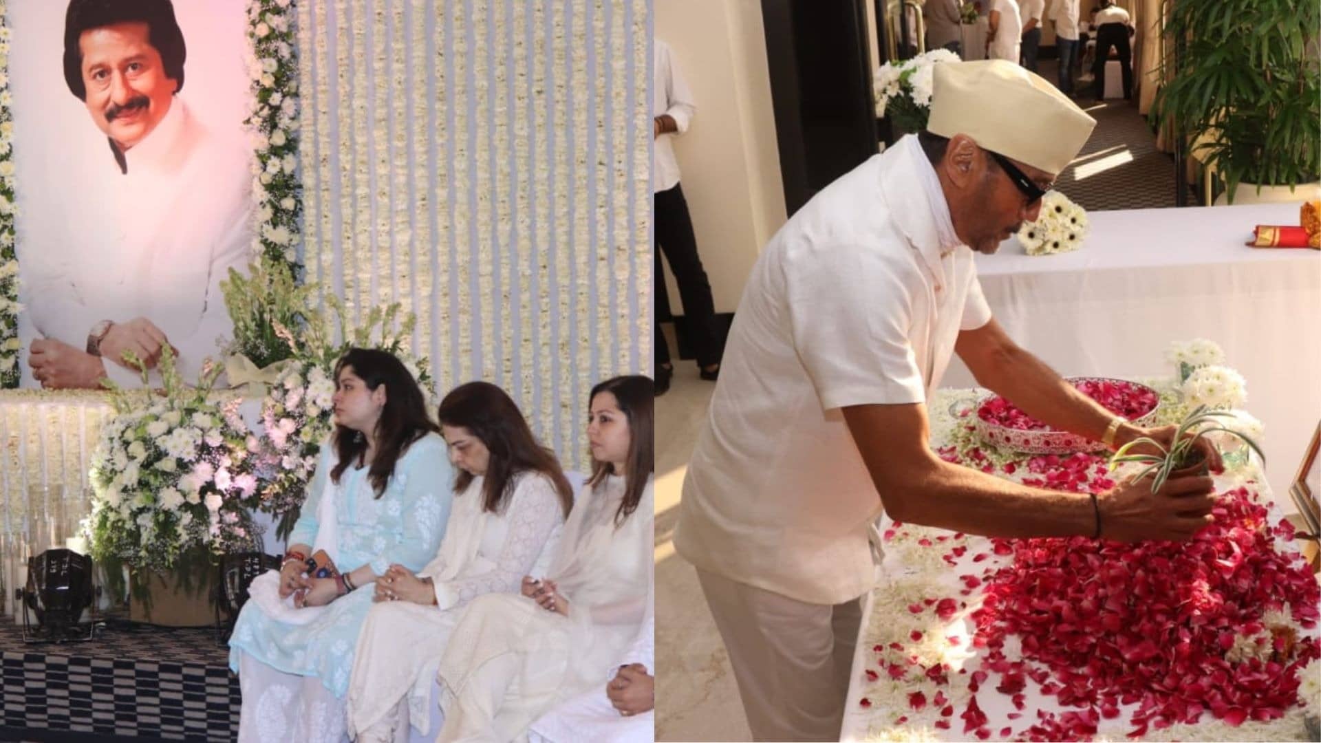 Pankaj Udhas' Prayer Meet: Late Singer's Daughters Break Down; Jackie ...