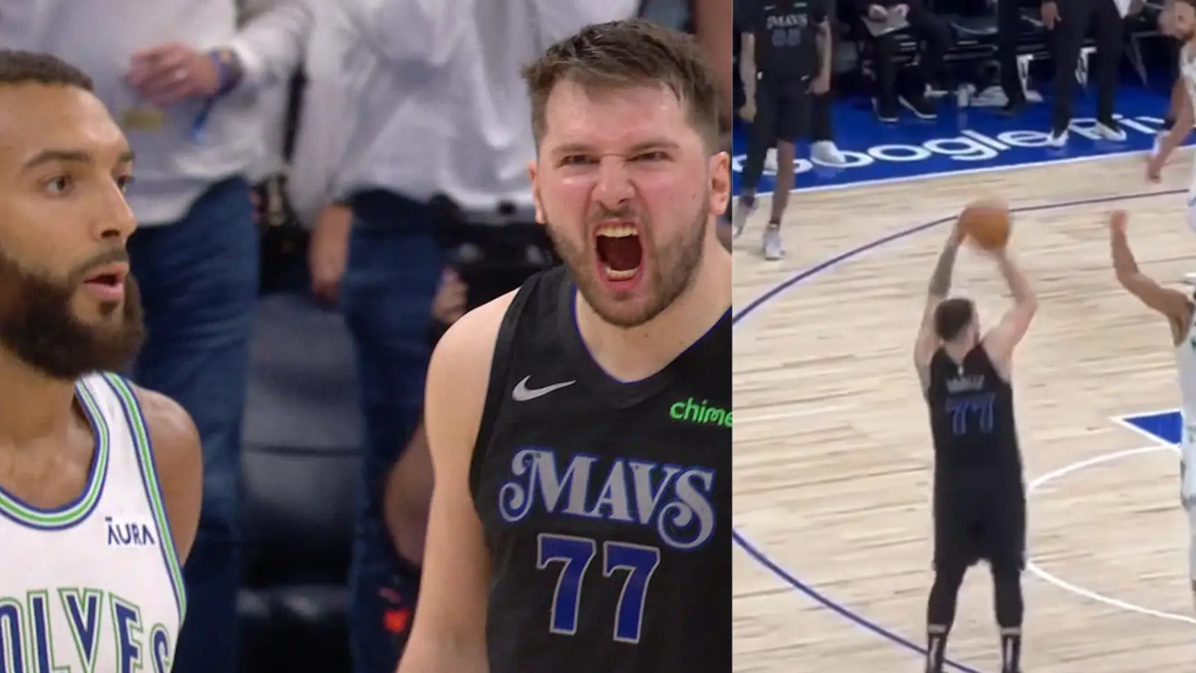 Luka Doncic goes INSANE over Rudy Gobert to hand Dallas Mavericks 2-0 lead in WCF | Republic World