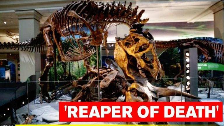 Tyrannosaurus rex skeleton was discovered in South Dakota on this day ...