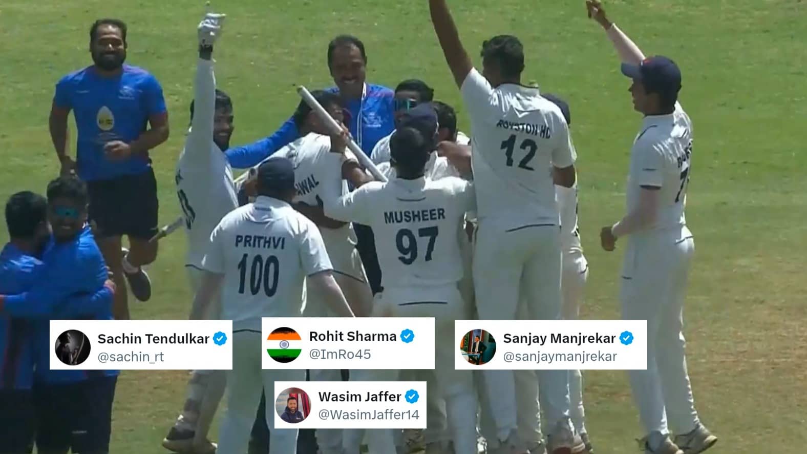 'Can’t help but be champions, we Mumbaikars': Sachin & Rohit react ...