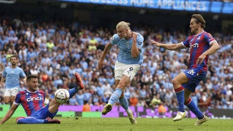 Erling Haaland scores first Premier League hat-trick to help Man City ...