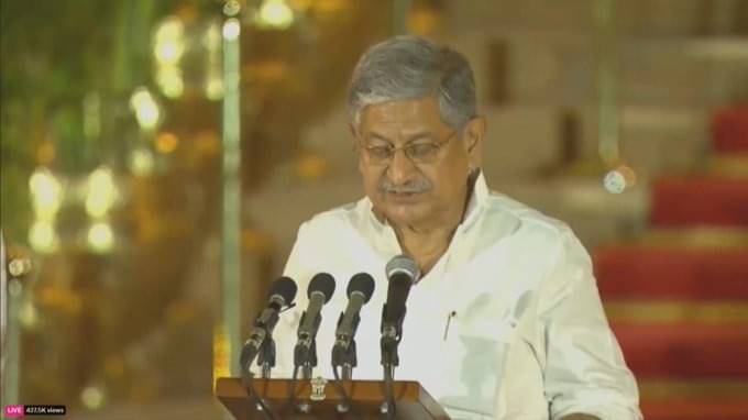 JD(U) Leader Rajiv Ranjan Singh Takes Oath as Cabinet Minister | Republic World