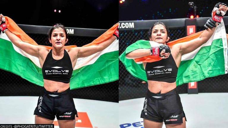ONE Championship: Battleground sees India’s star wrestler Ritu Phogat ...