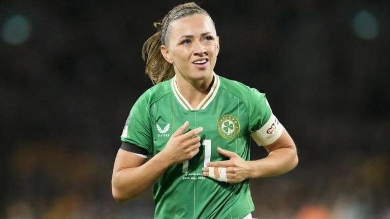 Ireland’s McCabe scores directly from a corner kick against Canada at ...