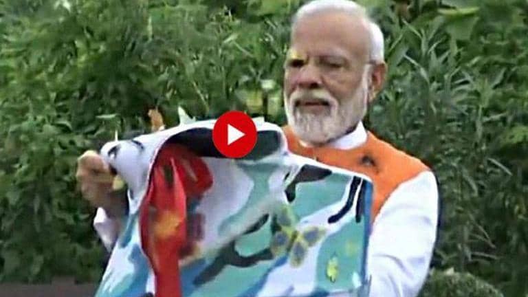 PM Modi inaugurates Butterfly Garden, releases a swarm of butterflies ...