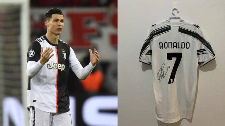 Ronaldo's Juventus jersey to be auctioned to raise funds for earthquake ...