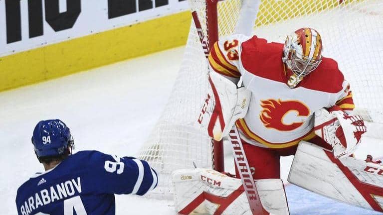 David Rittich, Flames blank NHL-leading Maple Leafs 3-0 | Republic World