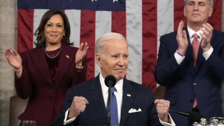 Booing, heckling, yelling and laughter at US President Joe Biden's ...