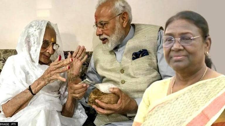 President Murmu pays tribute to PM Modi’s mother Heeraben, ‘symbol of ...