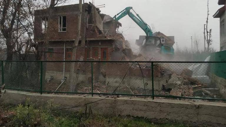 Designated terrorist Ashiq Nengroo's house, built on encroached govt ...