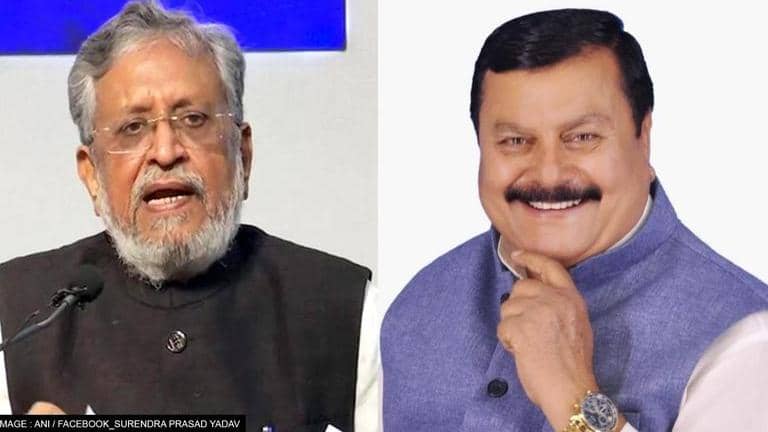 Sushil Modi demands Surendra Prasad Yadav’s removal from Nitish Kumar ...
