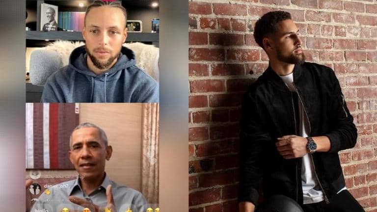 Barack Obama asks Steph Curry to give injured Klay Thompson his love ...
