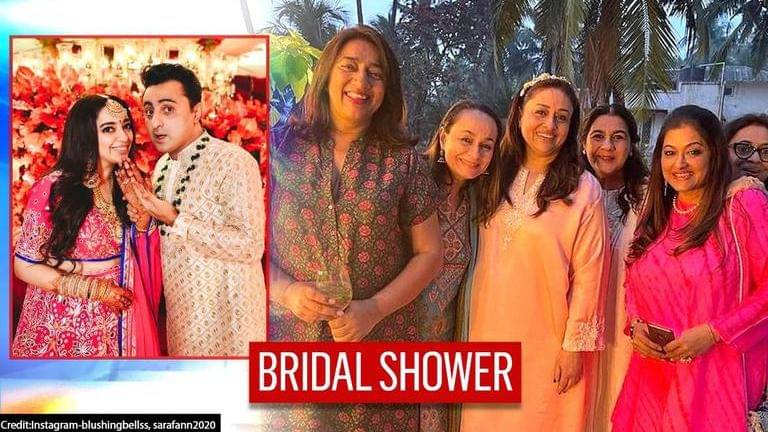 Soni Razdan, Amrita Singh attend JP Dutta's daughter Nidhi's bridal ...