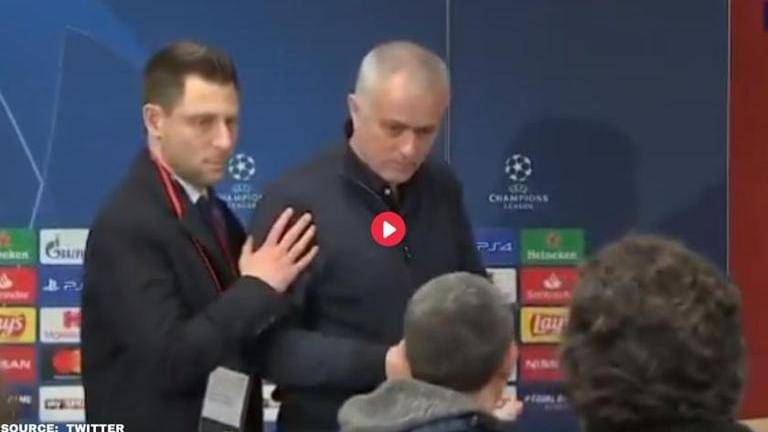Jose Mourinho trolled by journalist after Champions League exit; Watch ... Jose Mourinho trolled by journalist after Champions League exit; Watch ...