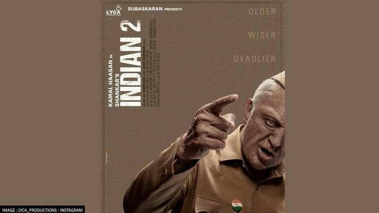 Kamal Haasan shares intriguing poster of 'Indian 2'; actor to resume ...