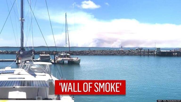 Video showing 'wall of smoke' goes viral as deadly bushfire rages on in ...