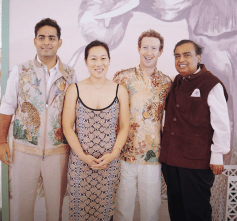 INSIDE PHOTOS: Vickat, Mark Zuckerberg Dress Up For Anant-Radhika's ...