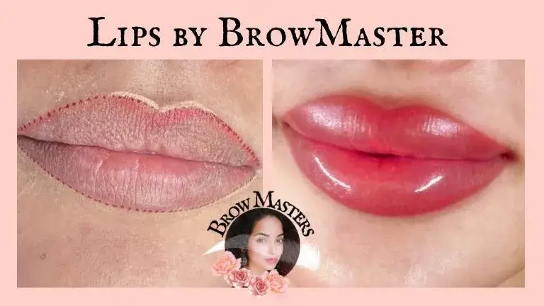 Get glamorous pink lips all the time! Lip blushing and lip shape correction by BrowMaster ...