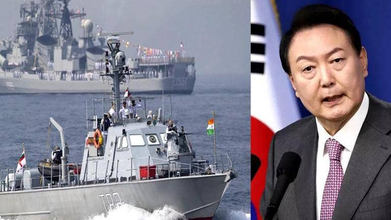 Amid Provocation From N Korea S Korea Participates In Japan S Fleet