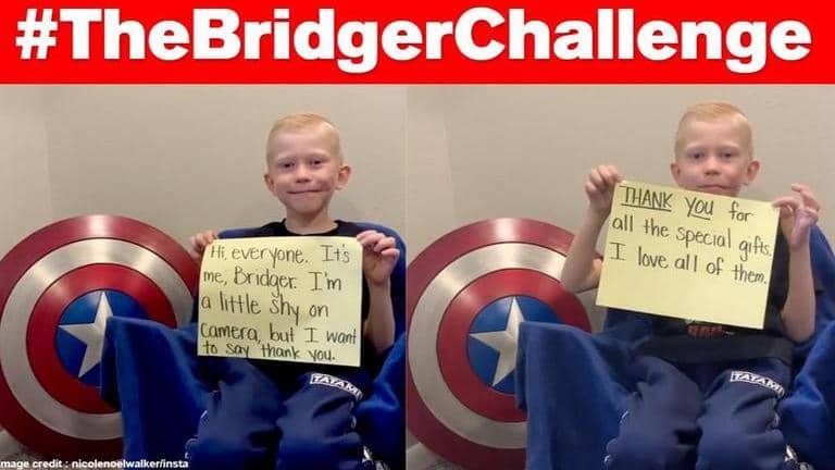 Bridger Walker, boy who saved his little sister, posts new challenge to ...