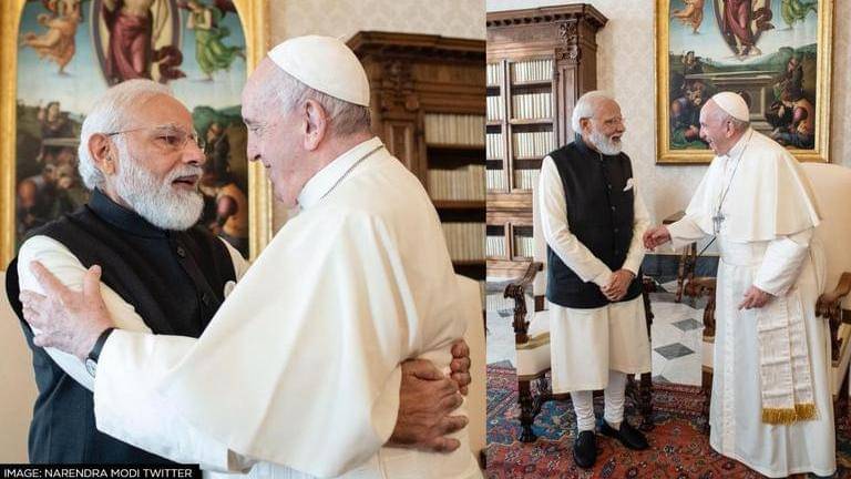 PM Modi invites Pope Francis to India; holds hour-long talk with ...