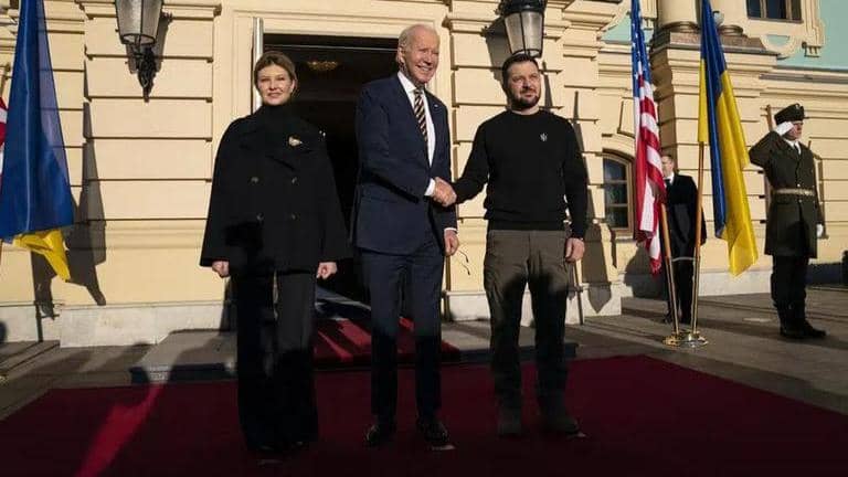 'Americans stand with you and the world stands with you', says Joe ...