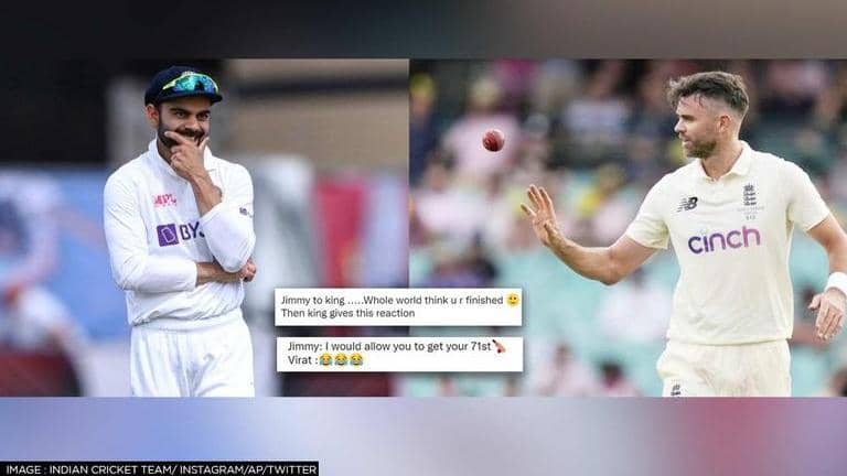 Kohli & Anderson caught sharing a laugh, ICC's caption contest on duo ...