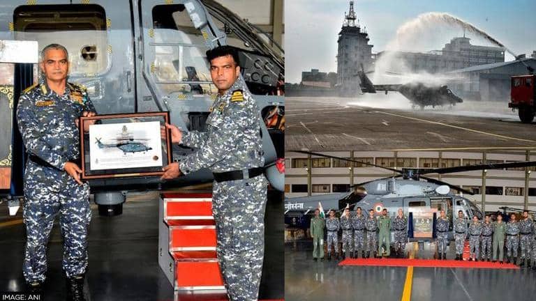 Indian Navy commissions two ALH MK III helicopters at INS Shikra ...