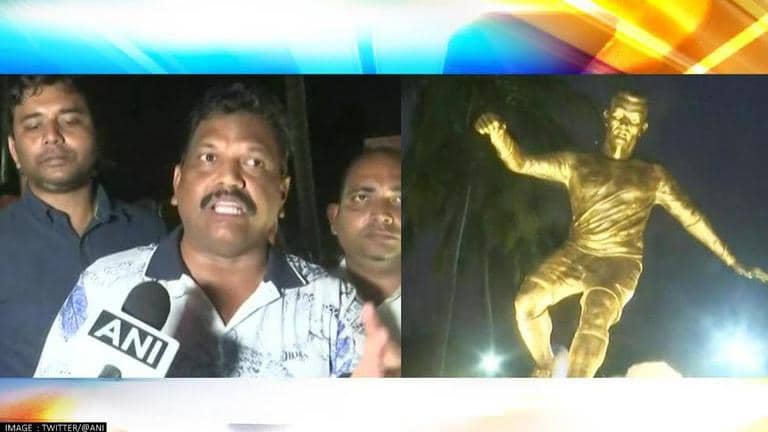 Cristiano Ronaldo's statue installed in Goa to motivate more youth to ...