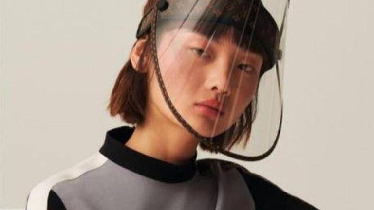 Louis Vuitton announces new £750 COVID face shields that also double as ...