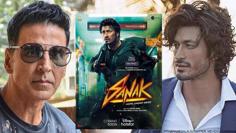 Akshay Kumar cheers for Vidyut Jammwal starrer 'Sanak', scheduled for ...