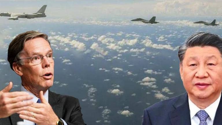 Taiwan spots 21 Chinese warplanes, 5 Naval Ships near Strait median ...