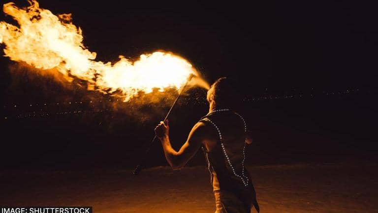 Stuntman dies after facing health problem during fire act at event ...