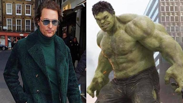 Matthew McConaughey confesses he wanted to play 'The Hulk' in the MCU ...