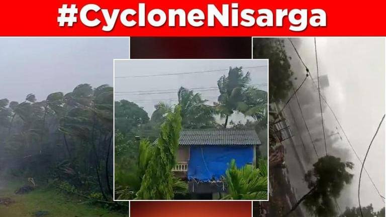 Cyclone Nisarga brings heavy rainfall, destruction as it makes landfall ...