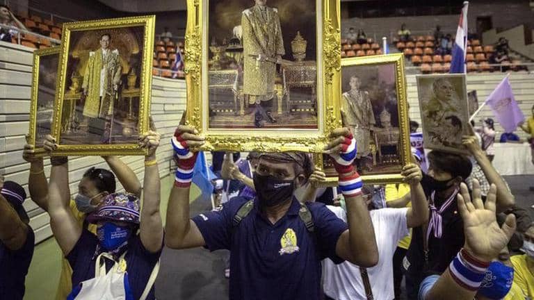 Thai royalists rally in riposte to anti-government movement- Republic World