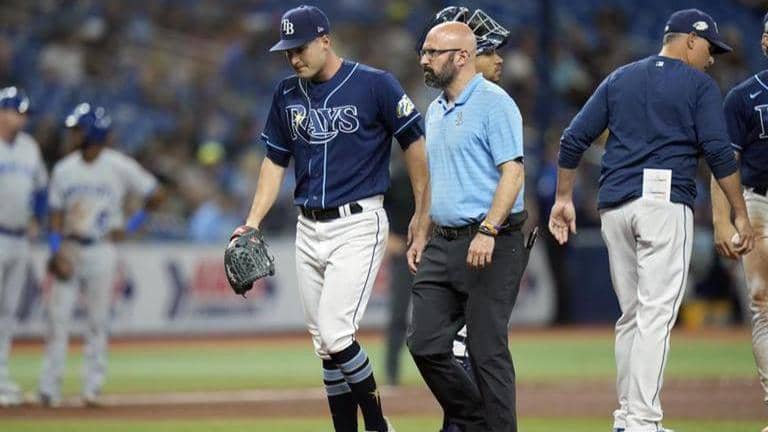 Shane McClanahan's Stellar Streak Interrupted by Mid-Back Tightness ...