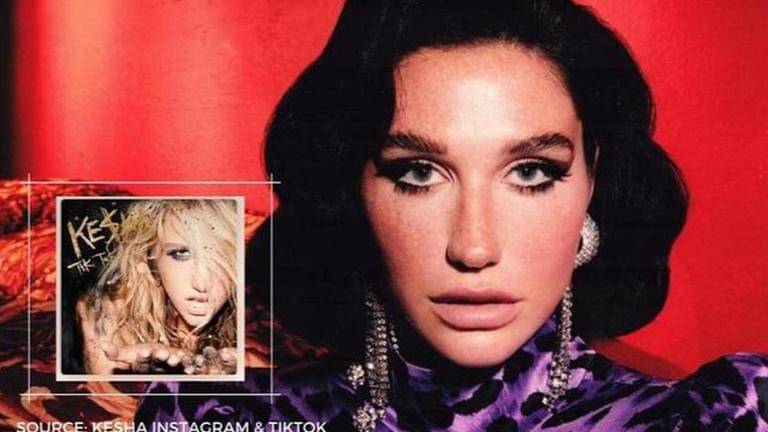 Kesha Recreates Album Cover Of Her Hit Song Tik Tok As A Challenge On Tiktok Republic World