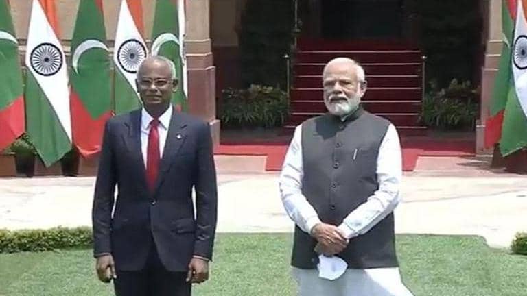 PM Modi holds talks with Maldivian President Ibrahim Mohamed Solih in ...