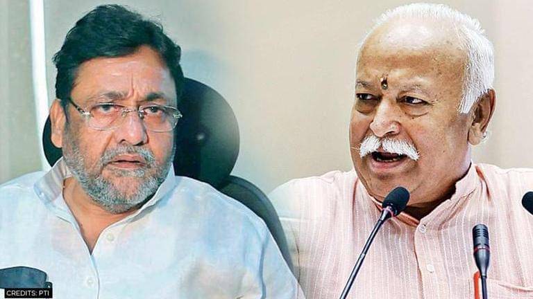 NCP's Nawab Malik welcomes RSS chief Mohan Bhagwat's message on unity ...