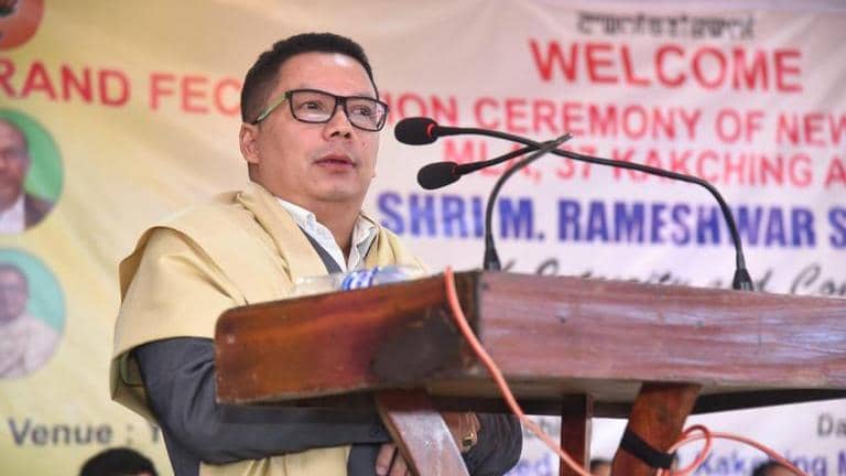 M Rameshwar Singh sworn in as MLA of Manipur- Republic World