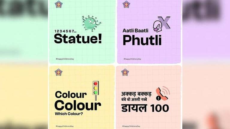 Mumbai Police shares important messages with childhood slogans ...