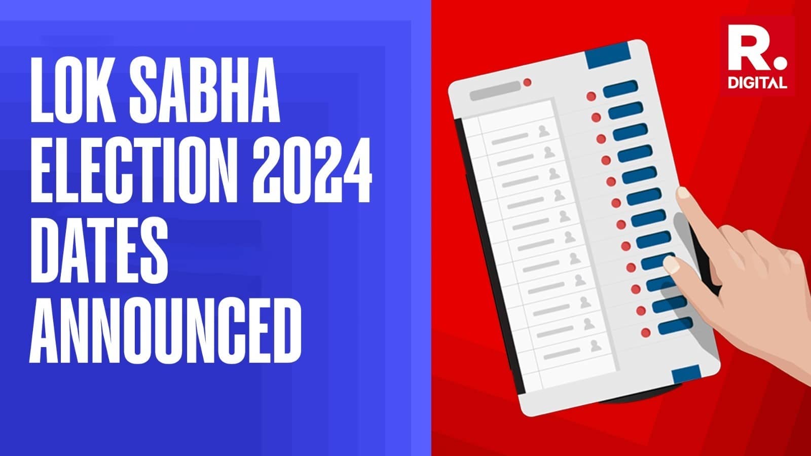 Lok Sabha Election 2024 Dates Announced, Polls to be Held From Apr 19 ...