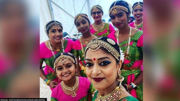 Indian dancer Arunima Kumar performs Kuchipudi at Queen Elizabeth's ...