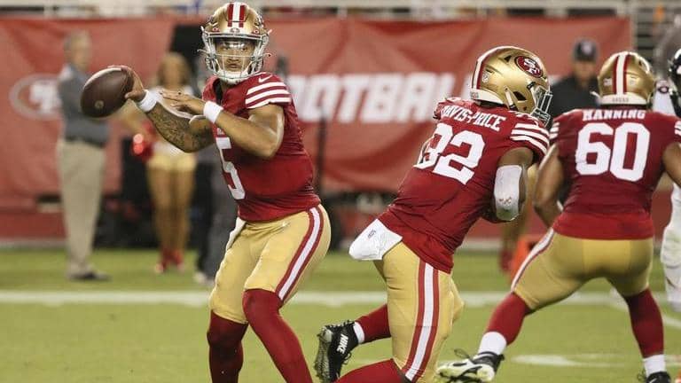 49ers GM John Lynch says Trey Lance remaining on team as 3rd string QB ...