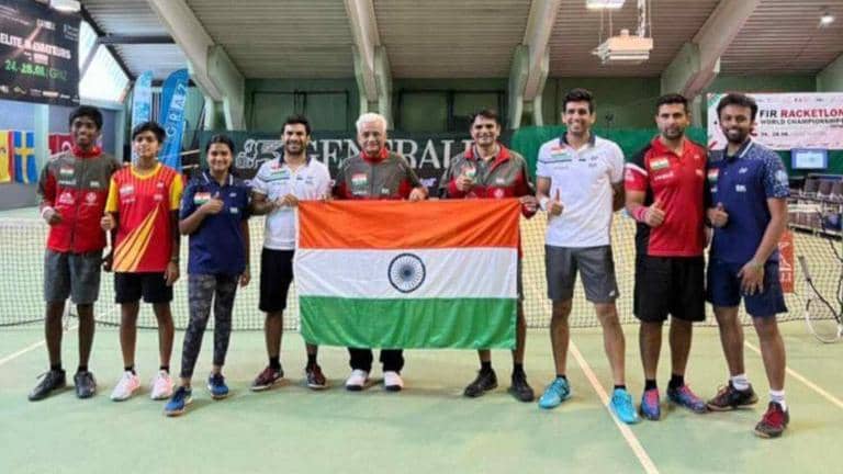 Indian racketlon team beats Britain to win Nations Cup in Austria ...